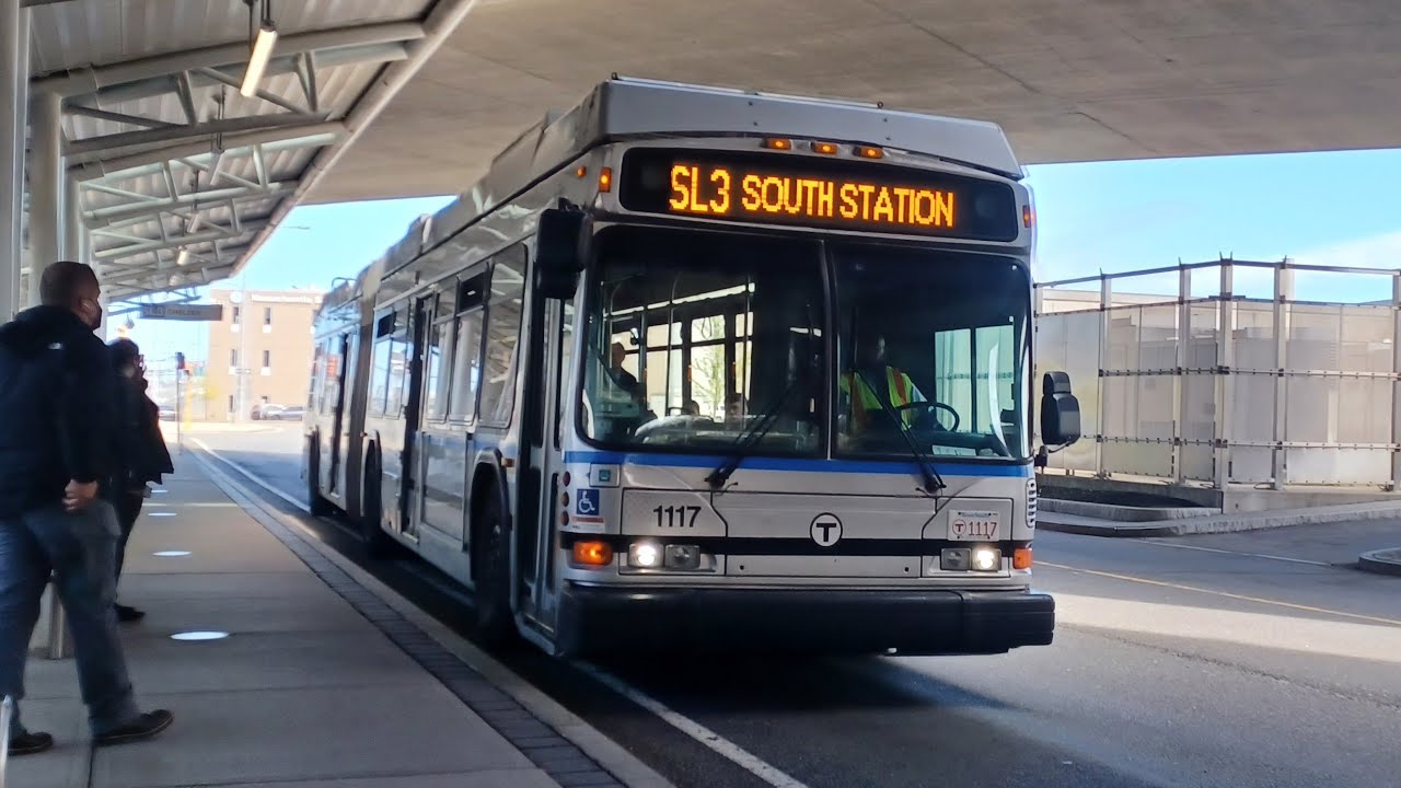 MBTA 2005 Neoplan USA AN460LF Dual Mode #1117 - YouTube