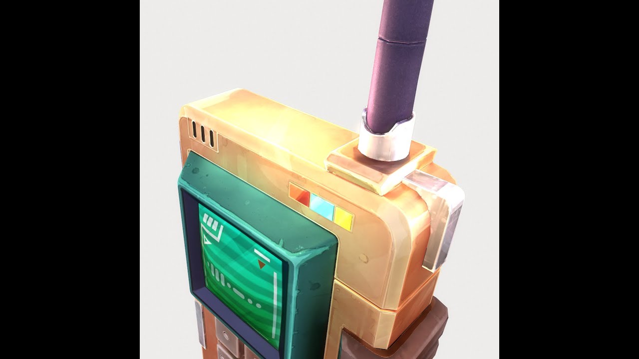 Stylized Phone Turnaround - YouTube