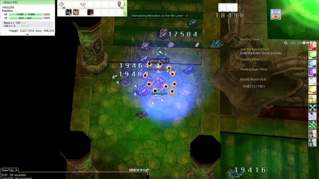 Ragnarok Online (IRO) Rebellion วนแมงทอง - YouTube