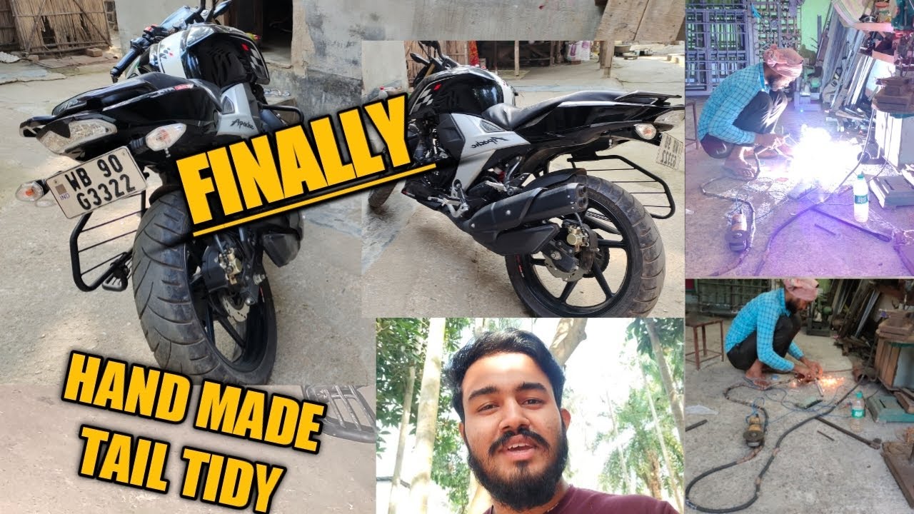 Finally I made a TAIL TIDY for my #Blacky #apache1604v 😍😍😍 - YouTube