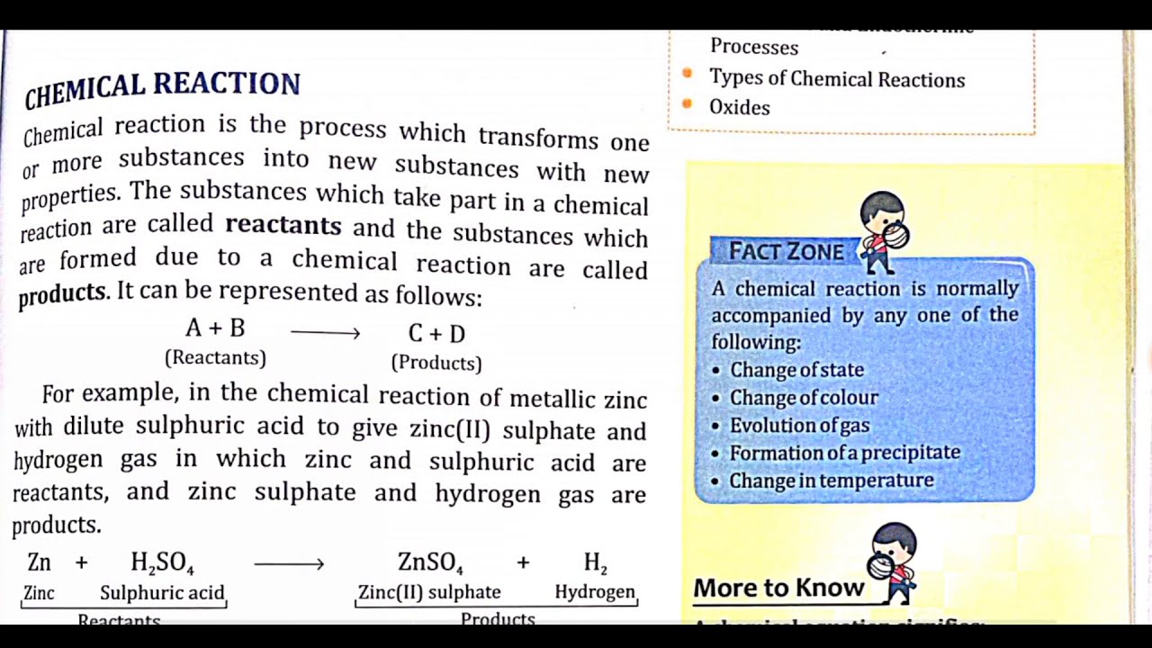 Chemical Reactions PART 1 | Class 8 Science Chapter 6 Explanation हिंदी ...