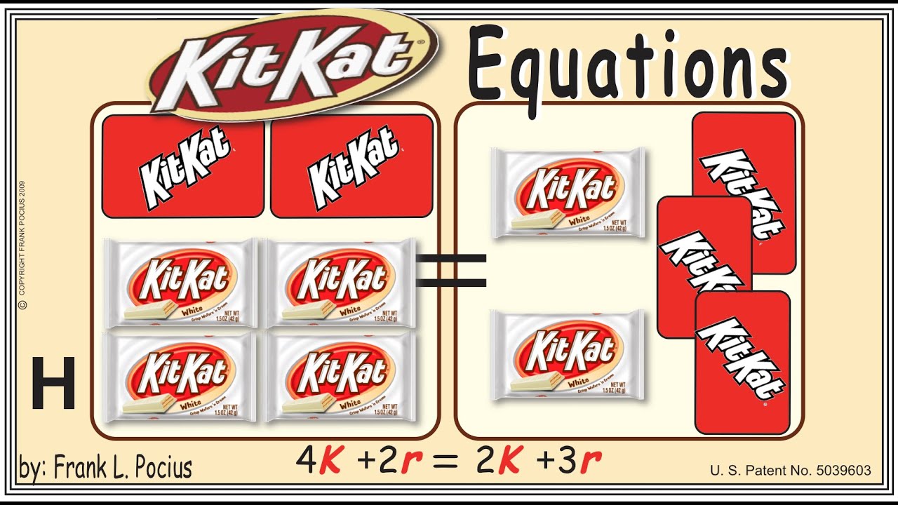VISUAL KITKAT WHITE 4K+2r=2K+3r EQUATION _ SOLVING BASIC EQUATIONS _ SOLVING BASIC WORD PROBLEMS ...