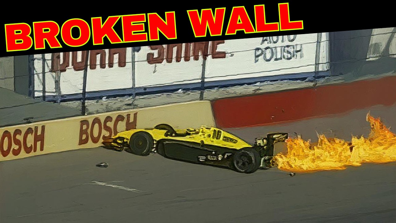 Sam Schmidt Breaks Wall in Crash (1997 IRL Phoenix) - YouTube