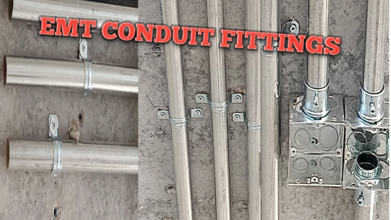 Emt Conduit fittings ! electrical metallic tubing - YouTube