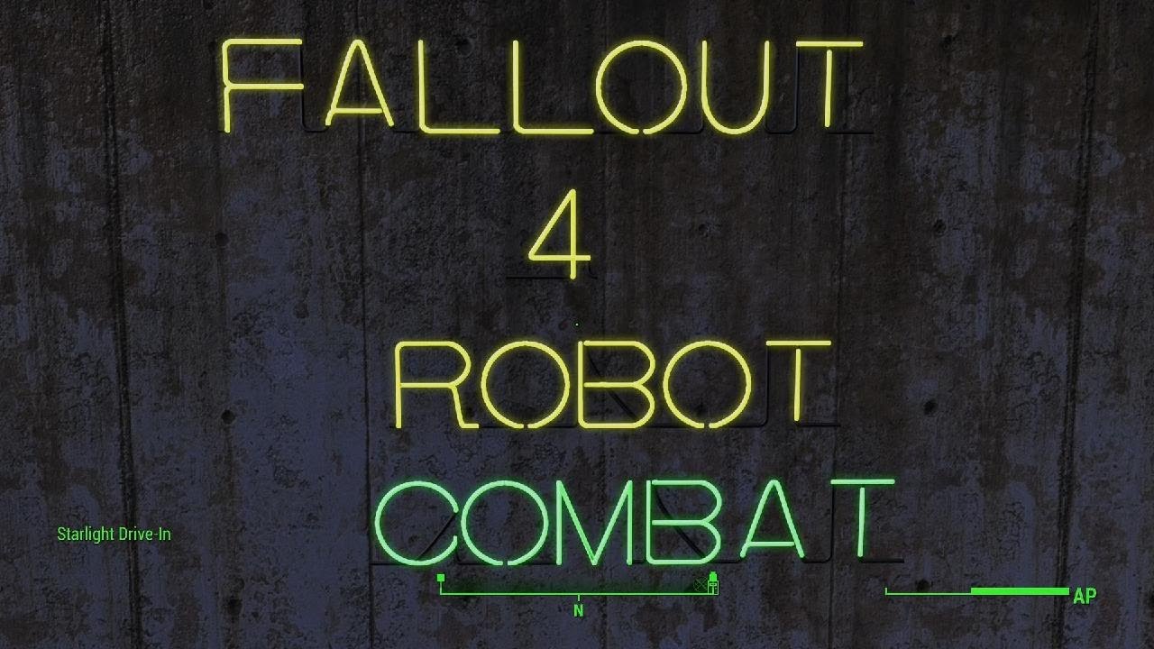 Fallout 4 Robots Combat - YouTube