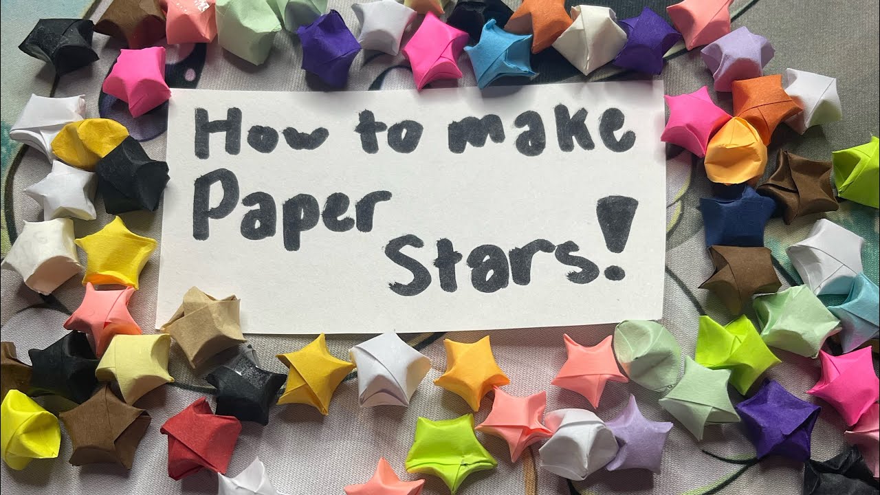 How To Make Paper Stars! - YouTube