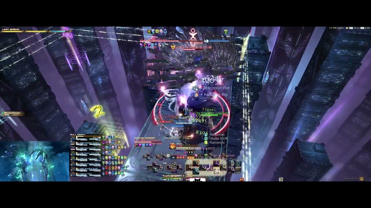FFXIV M4s Arcadion Light-Heavyweight week 1 clear BLM POV - YouTube