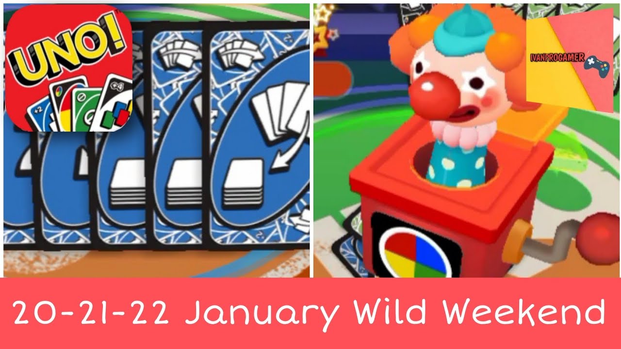 UNO Mobile - Gameplay Walkthrough Part 30 - Wild Weekend January 20-21 ...