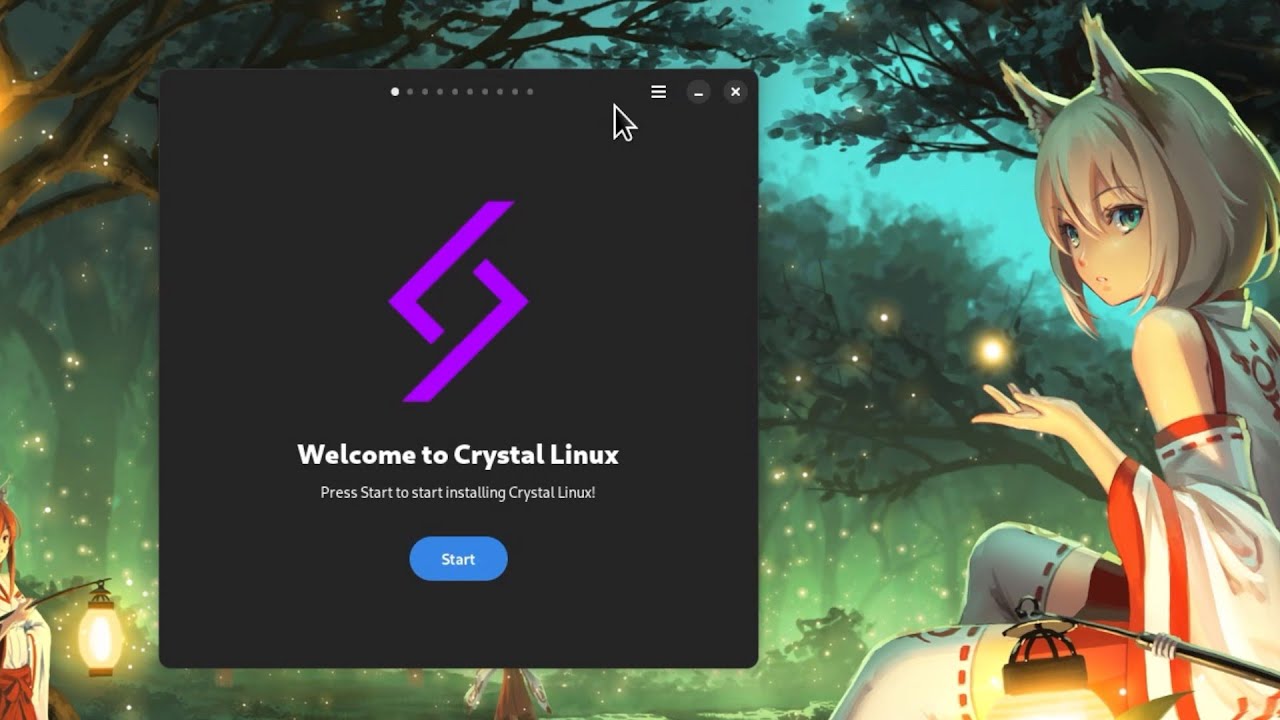 Jade The Gtk4 Installer Of Crystal Linux Just A Demo Youtube