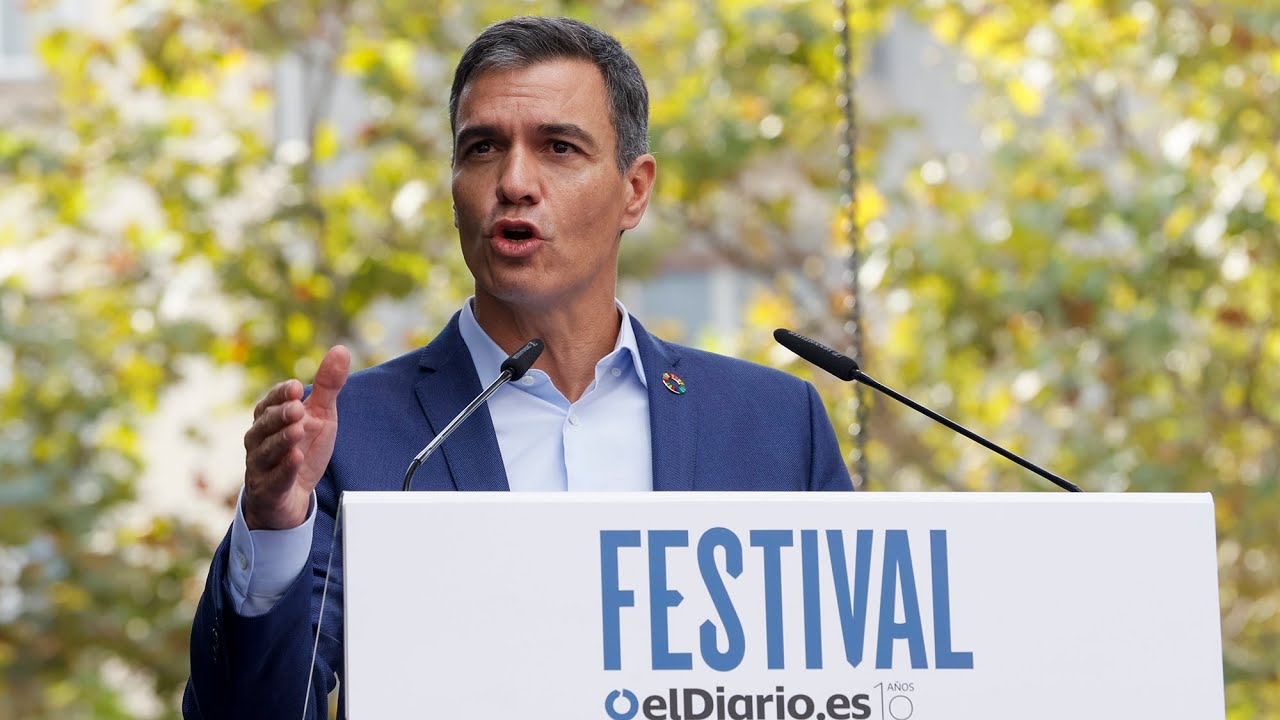 Pedro Sánchez interviene en la segunda jornada del Festival de elDiario ...