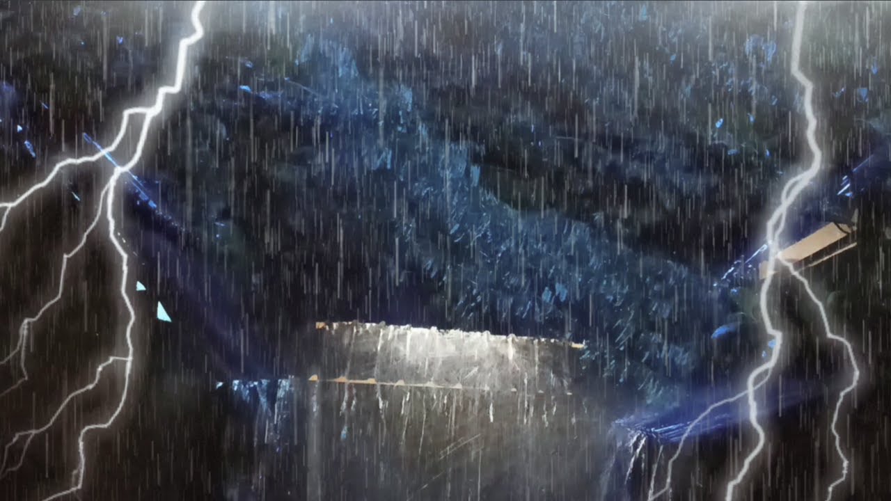 Heavy Thunderstorm Sounds with Heavy Rain, Loud Thunder and Lightning ...
