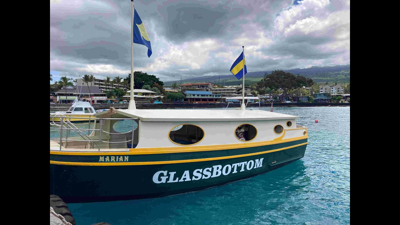 Kona Glass-bottom Boat and Coral Reef Tour - YouTube