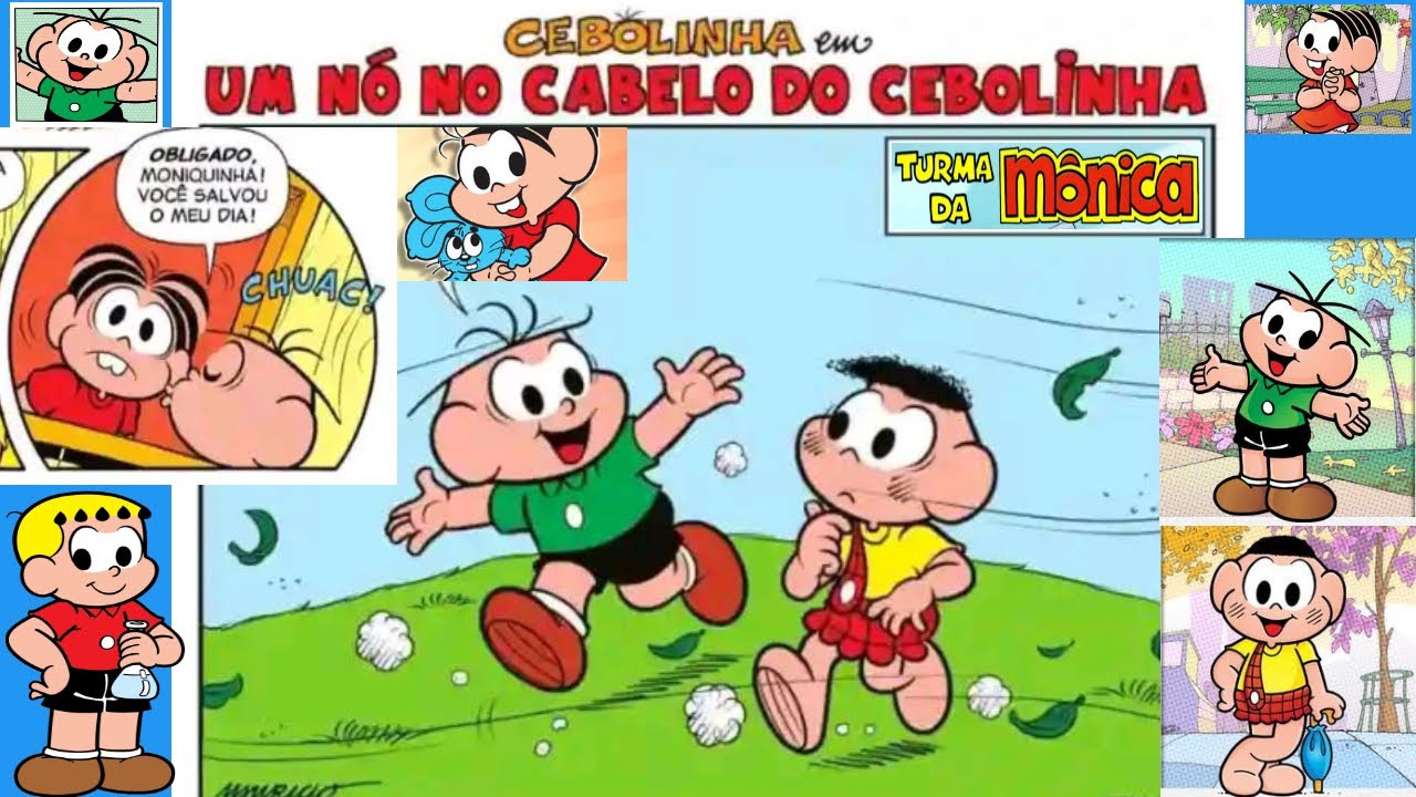 GIBI CEBOLINHA - UM NÓ NO CABELO DO CEBOLINHA| GIBI TURMA DA MÔNICA ...