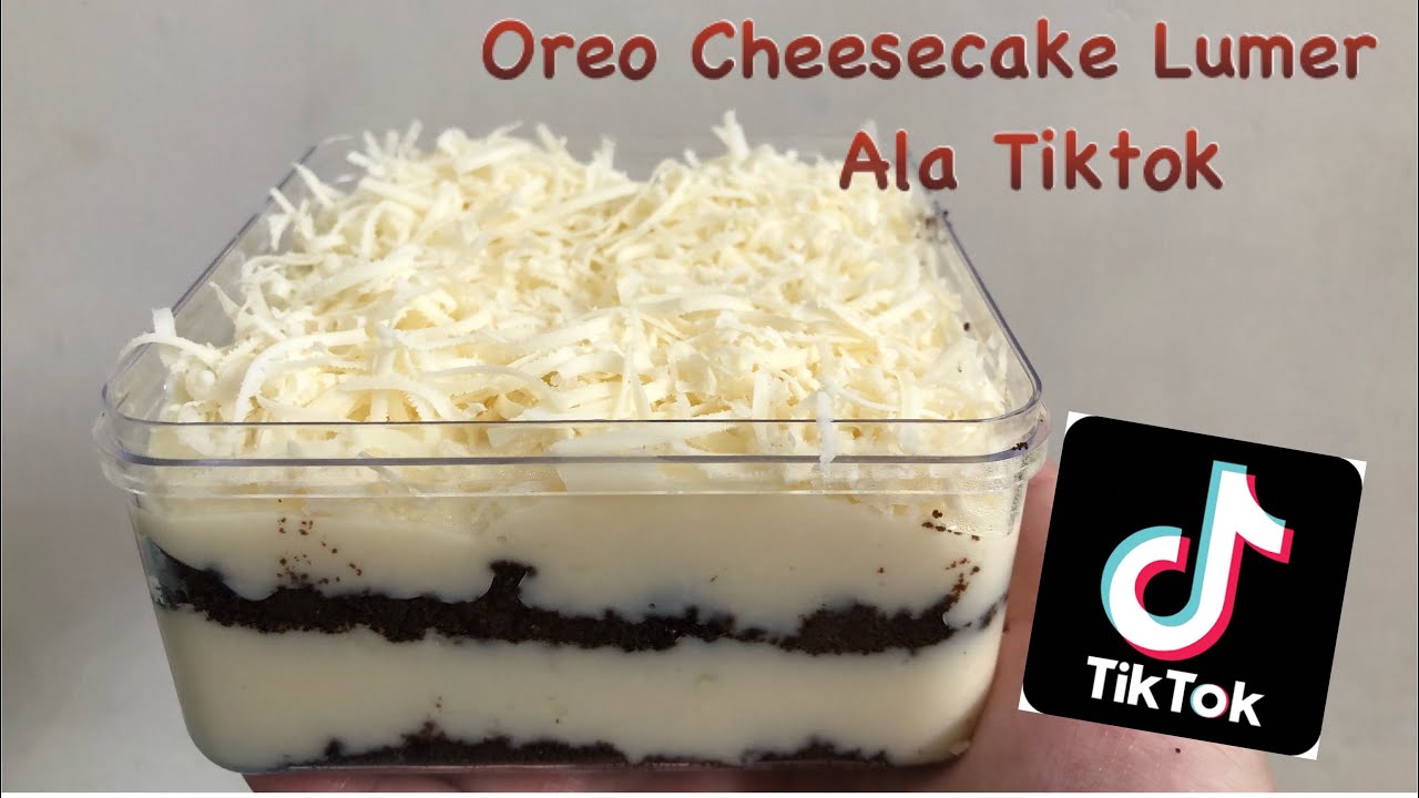 Oreo Cheesecake Lumer ala Tiktok - YouTube