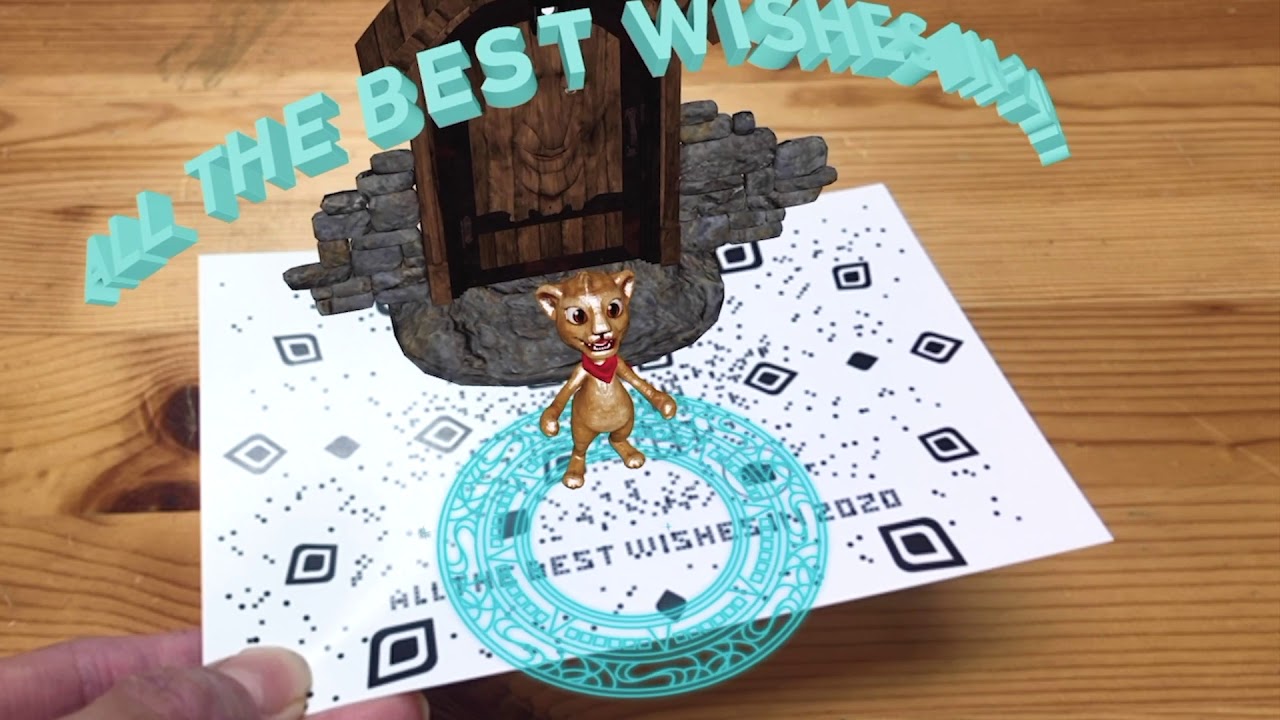 AR Greeting Card 2020 - YouTube