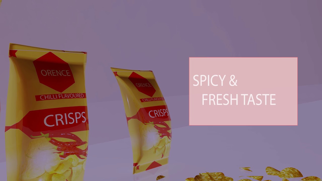 Crisps advert made with 3ds Max. - YouTube