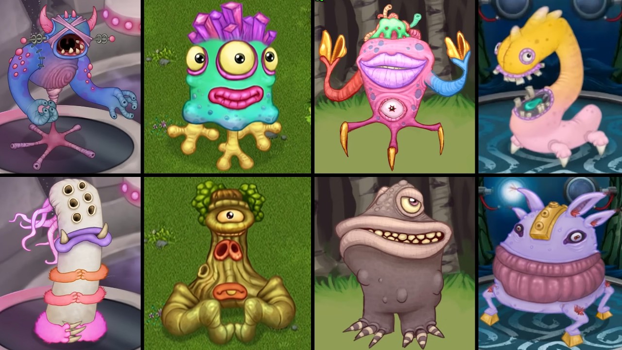 ALL Monsters Fanmade by Nova / MSM vs Raw Zebra vs Slimer | My Singing ...