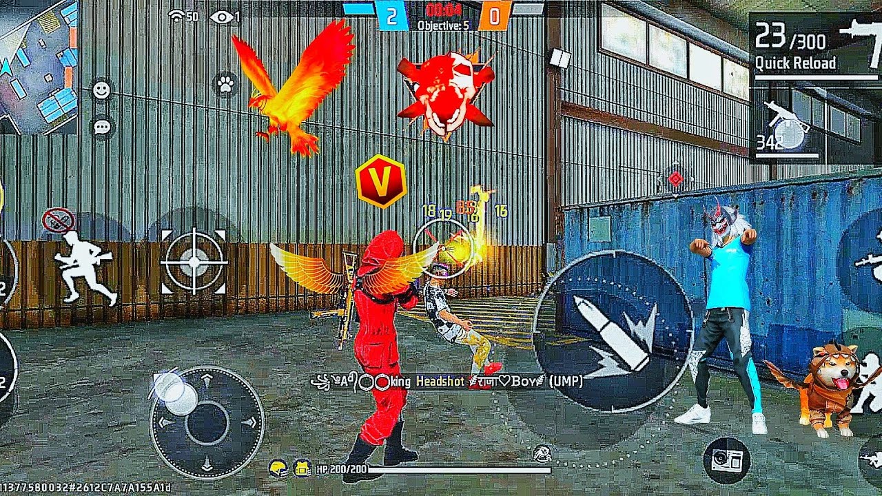 Free Fire Lone Wolf 1vs1 Gameplay Best Headshot Level 20 Shorts