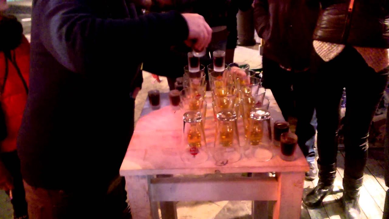 jagermeister bomb shot ! The new world record ! - YouTube