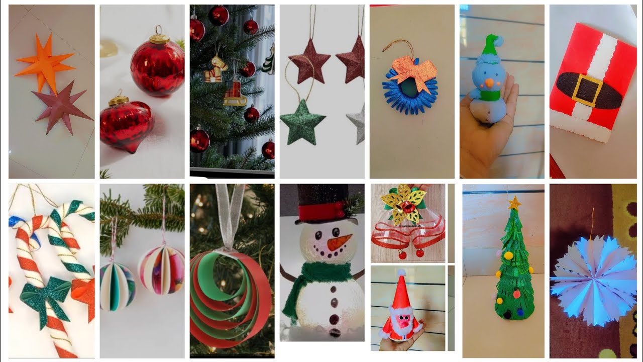 Last minute unique Christmas Ornaments craft ideas |Snowflakes ...
