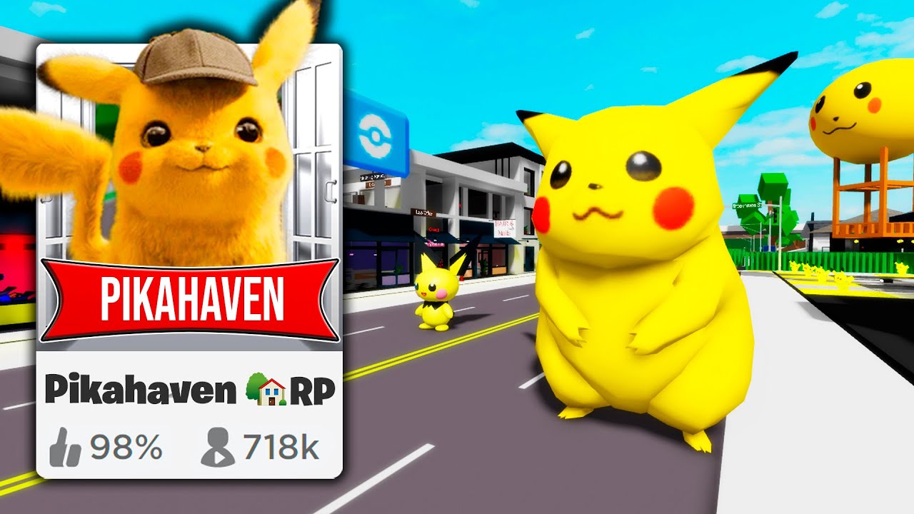 PIKAHAVEN! Pikachu's Brookhaven *roblox pokemon* - YouTube