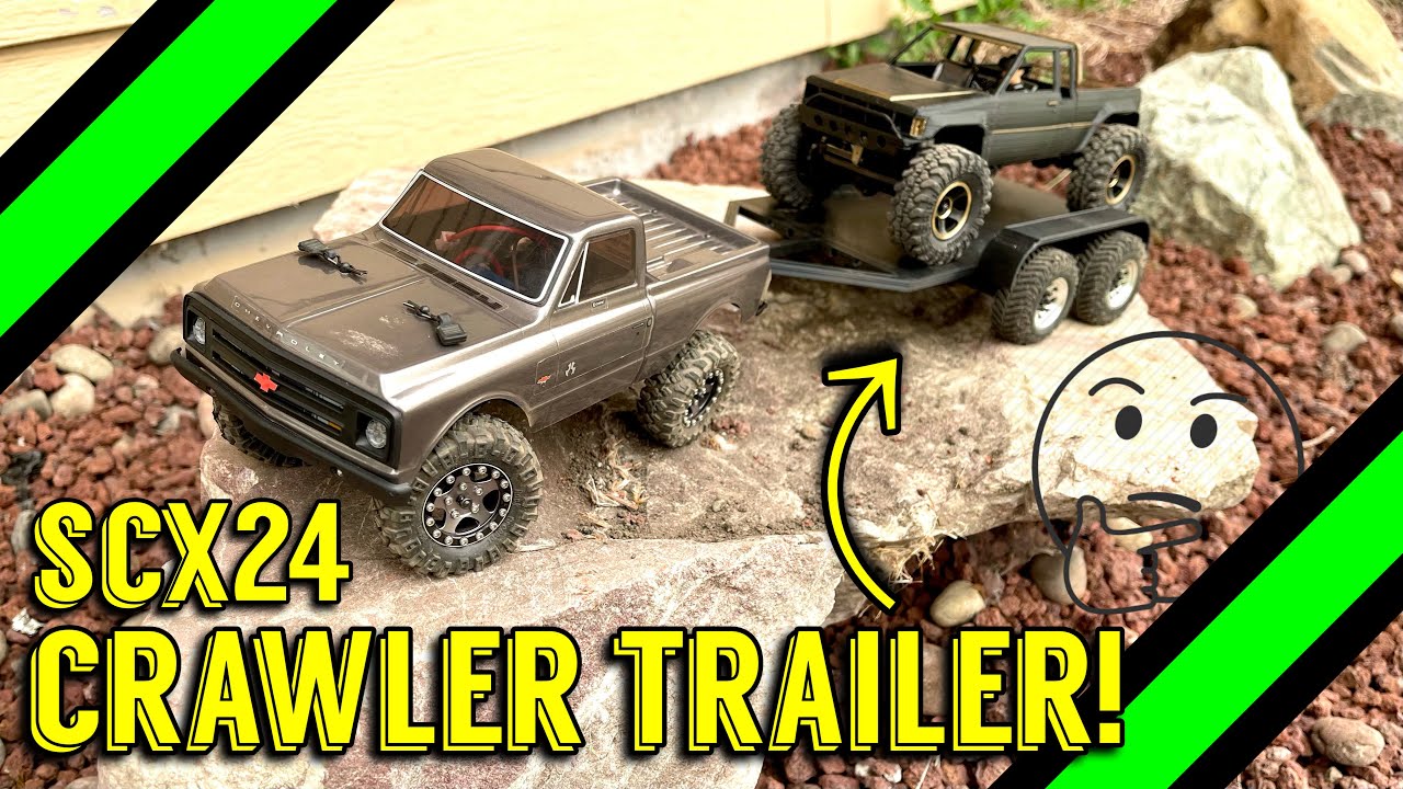 Scx24 Crawler Trailers are Awesome! - YouTube