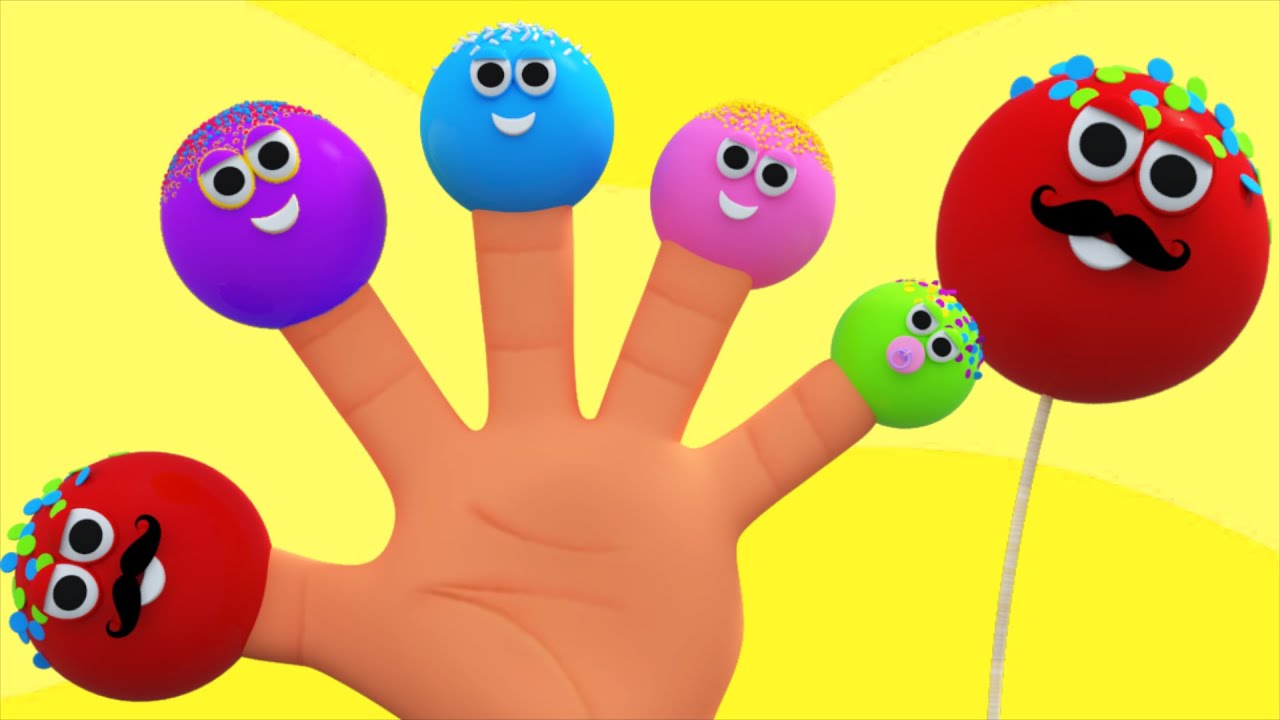 Cake Pops Finger Family | Nursery Rhymes For Kids And Childrens | 3D ...