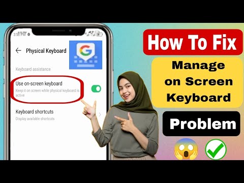How To Fix on Screen Keyboard Problem 2024 | Manage On Screen Keyboard - YouTube