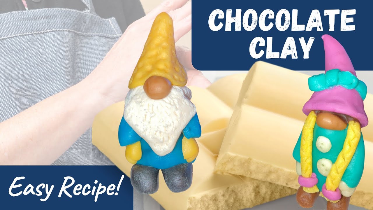 Easy Edible Chocolate Clay Recipe Tutorial #Chocolate # ...