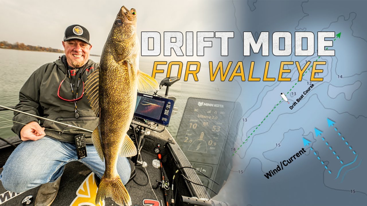 Advanced Drifting for Walleye [Minn Kota Drift Mode] - YouTube