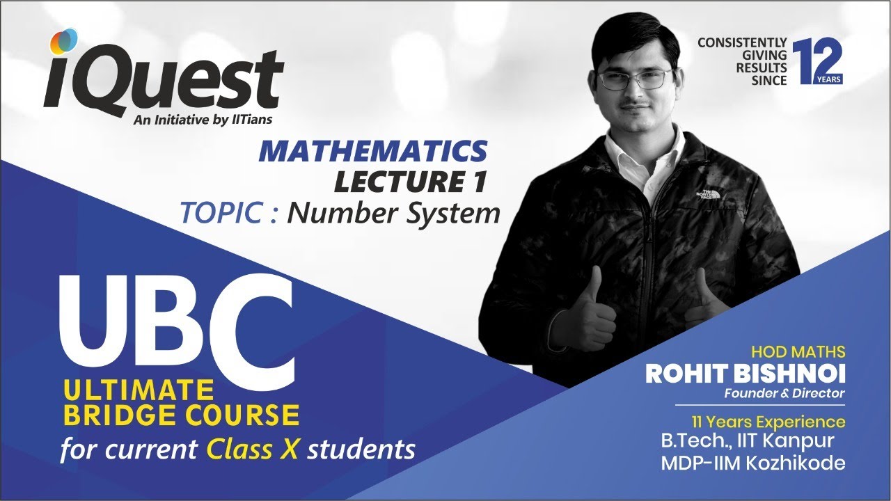 UBC Mathematics Lecture 1- Number System - YouTube