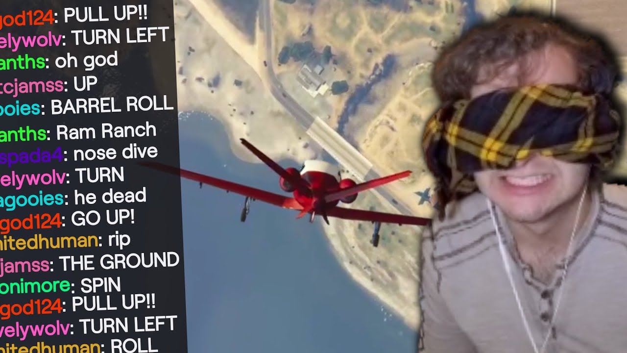 Can you fly a plane blind with Twitch Chat's help? - YouTube