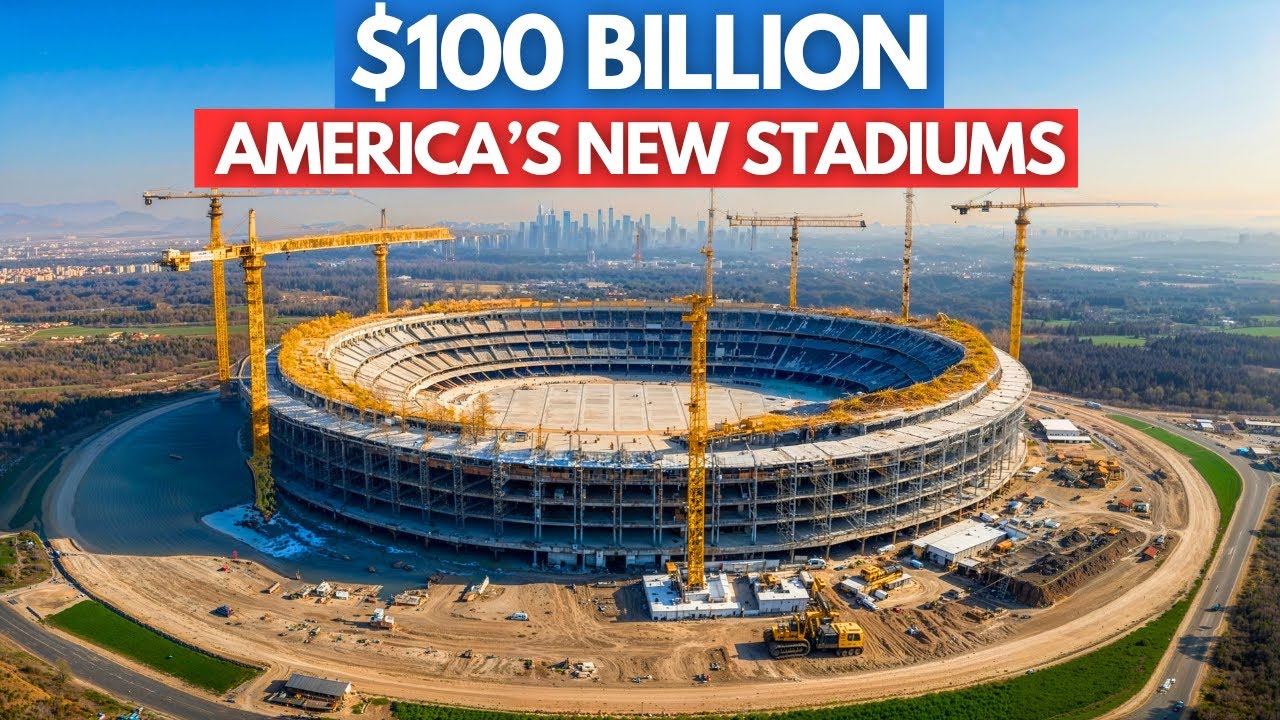 The $100 BILLION New Stadiums That Will Redefine American Sports! - YouTube