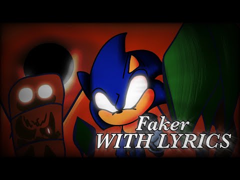 [FNF] Faker With Lyrics | Friday Night Funkin’: VS Sonic.EXE V2 Lyrical Cover