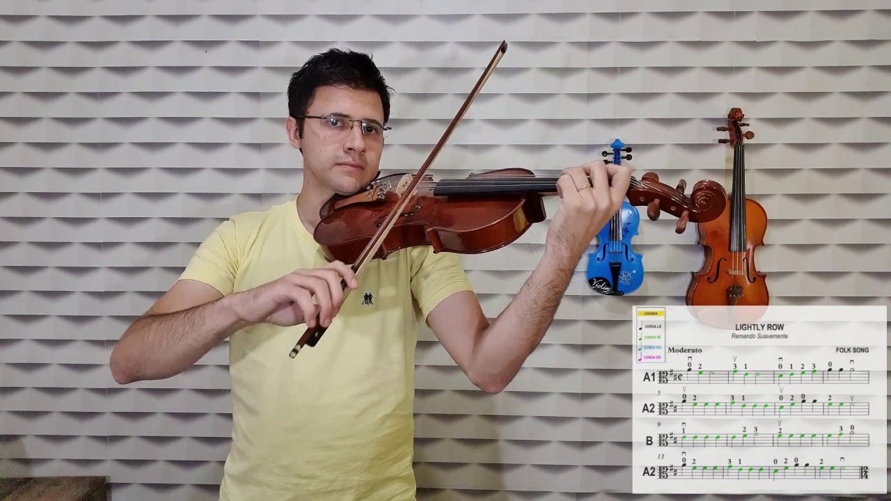 Viola - Lightly Row [Remando Suavemente] - YouTube