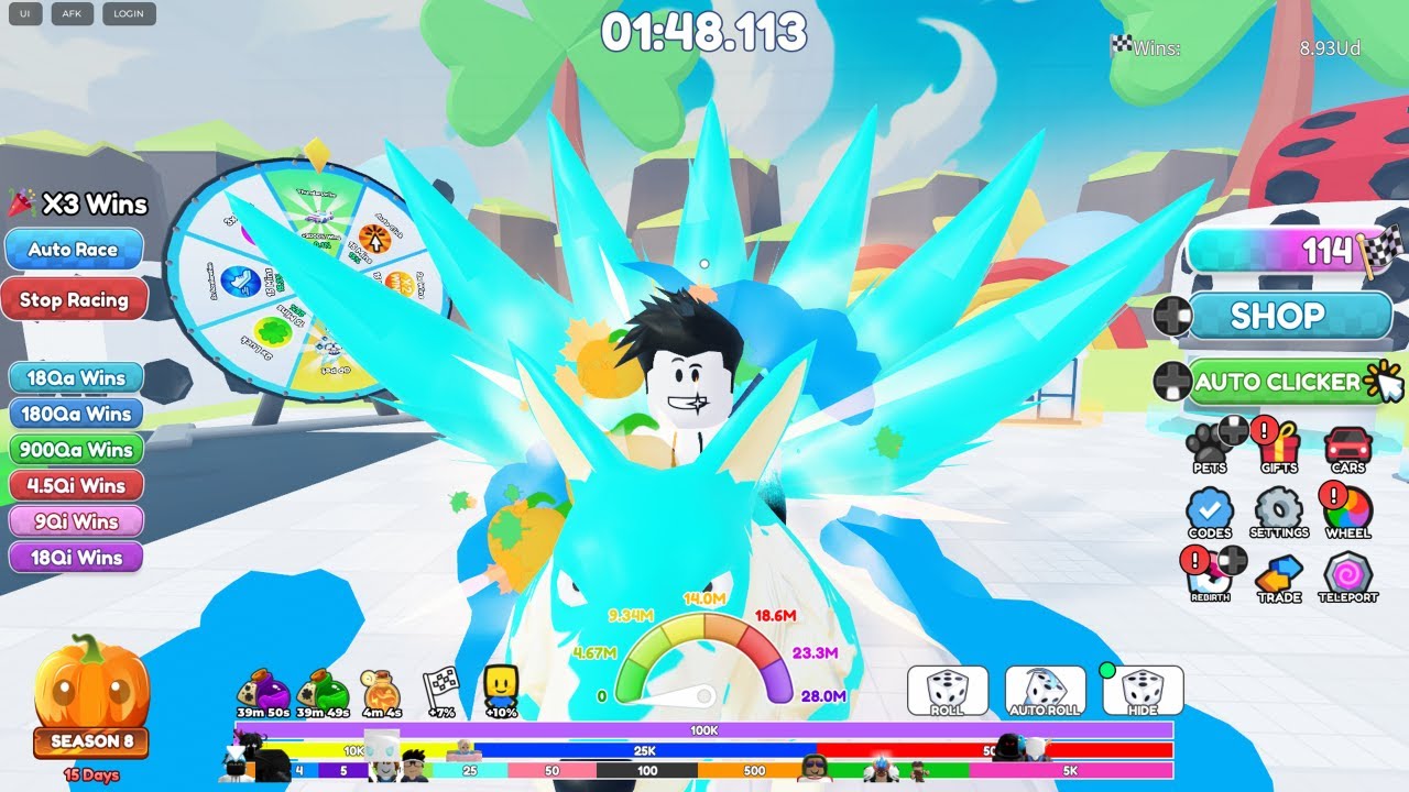 RNG Event in Roblox Race Clicker - YouTube