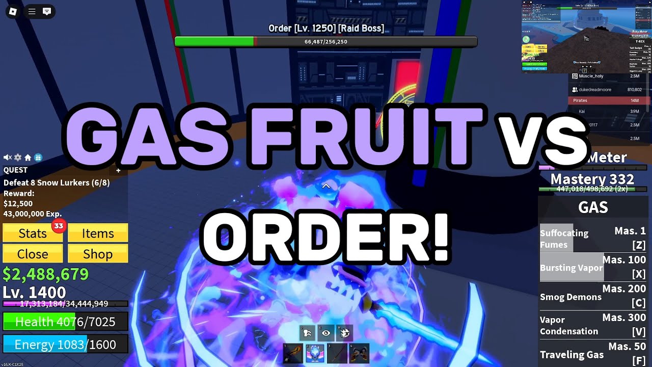 Gas Fruit - Cool Looking Transformation, how good is it? Blox Fruits ...
