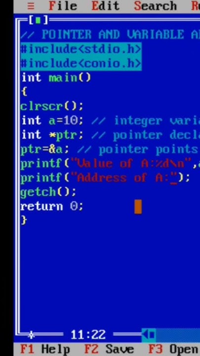 To print the address and value of a variable using a pointer in C Programming - YouTube