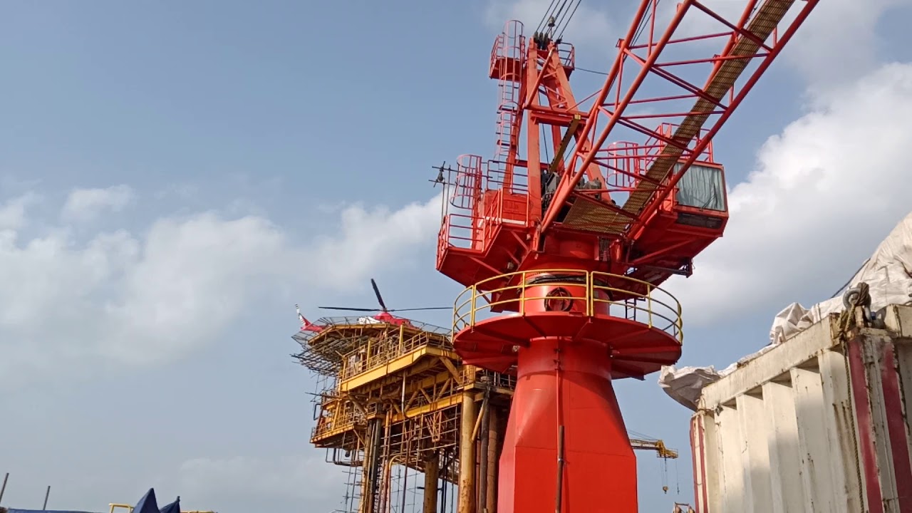 Samundar ongc plant platform - YouTube