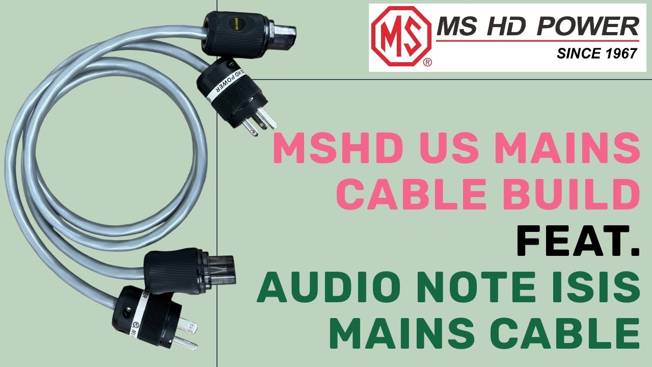 MS HD US Mains Cable Build - YouTube