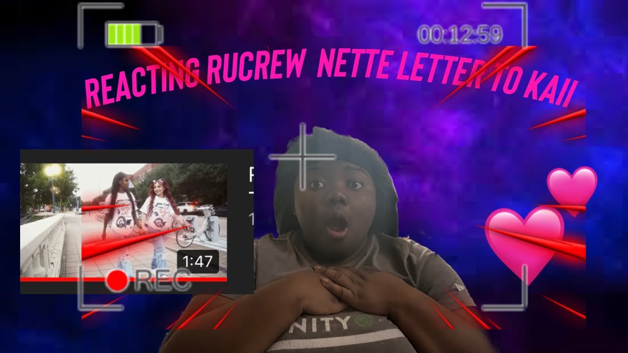 reacting rucrew nette letter to kaii | reacting | lovelymerae - YouTube