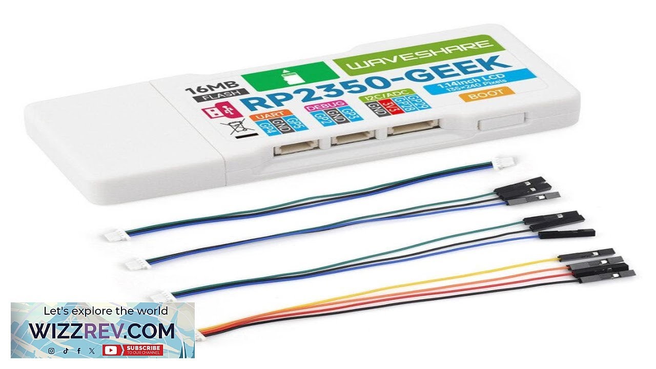 RP2350-GEEK Development Board with 1.14inch 65K Color LCD Display Based ...