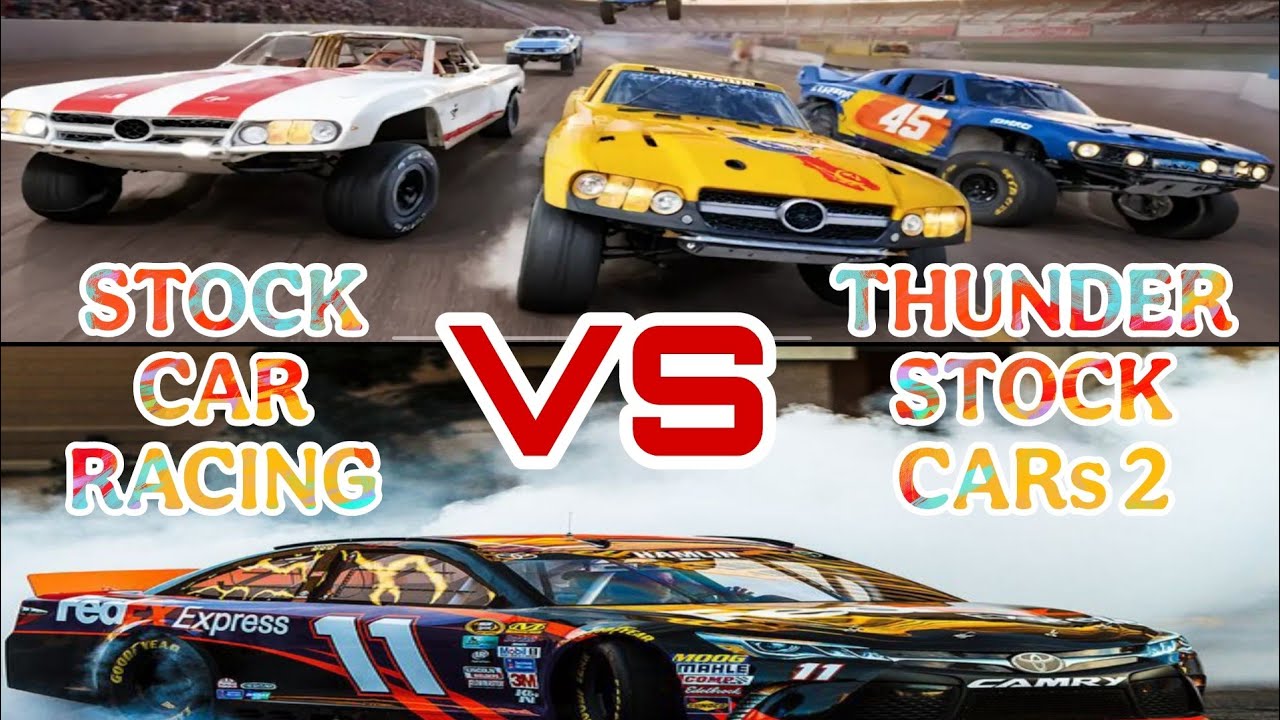 Stock Car Racing VS Thunder Stock Cars 2 heat preview #gaming #racing # ...