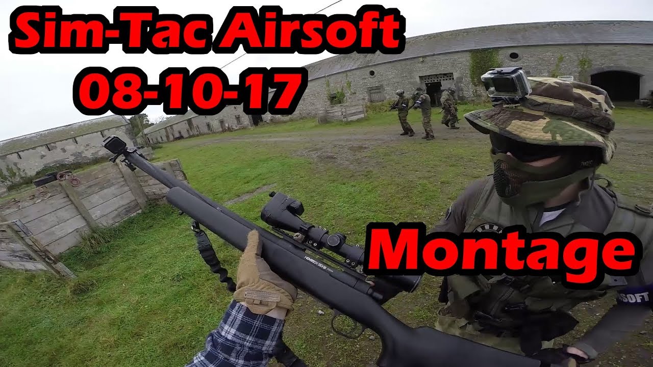 Sim-tac Airsoft Ireland game play montage 08 10 17 - YouTube