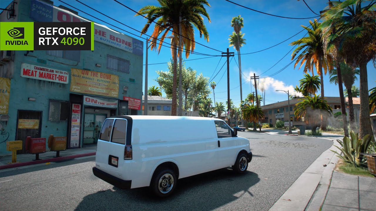 Remastered GTA 5 with Next Level Realistic Graphics Mod + Vegetation ...