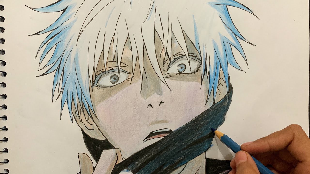 How to Draw Gojo Satoru Step by Step - YouTube