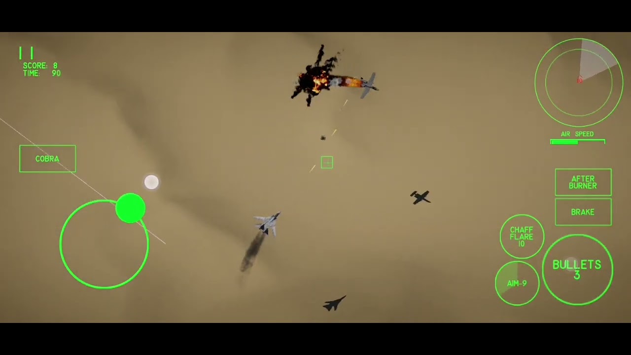 JET ATTACK MOVE (Epic Battle) F-14 TomCat Difficulty HARD gameplay ...