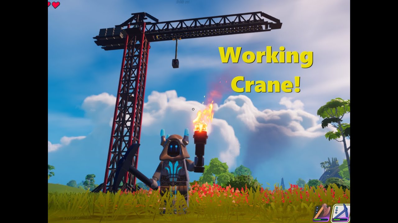 I built a working crane in LEGO Fortnite - YouTube