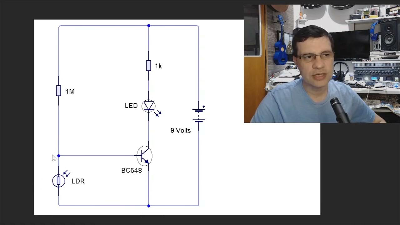 Como funciona o LDR Resistor Dependente da Luz - Circuito simples e prático para você montar em ...