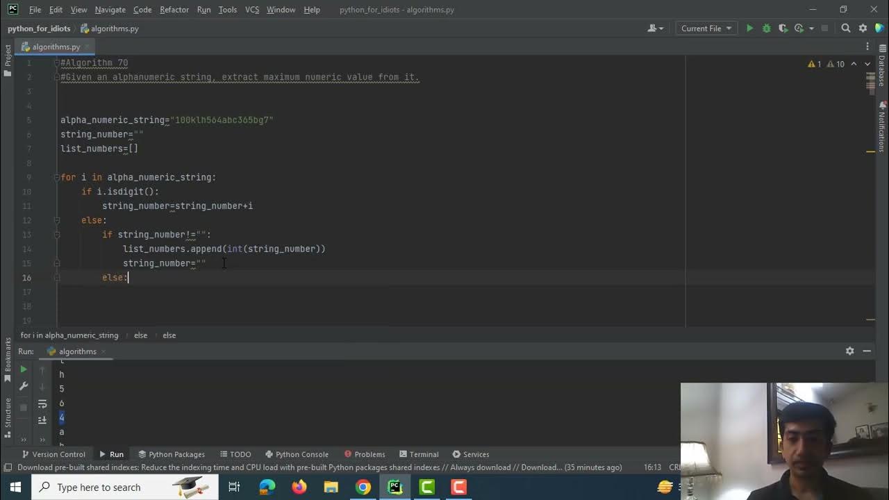 Python Algorithm: Extracting Maximum Numeric Value from an Alphanumeric String-GeeksforGeeks ...